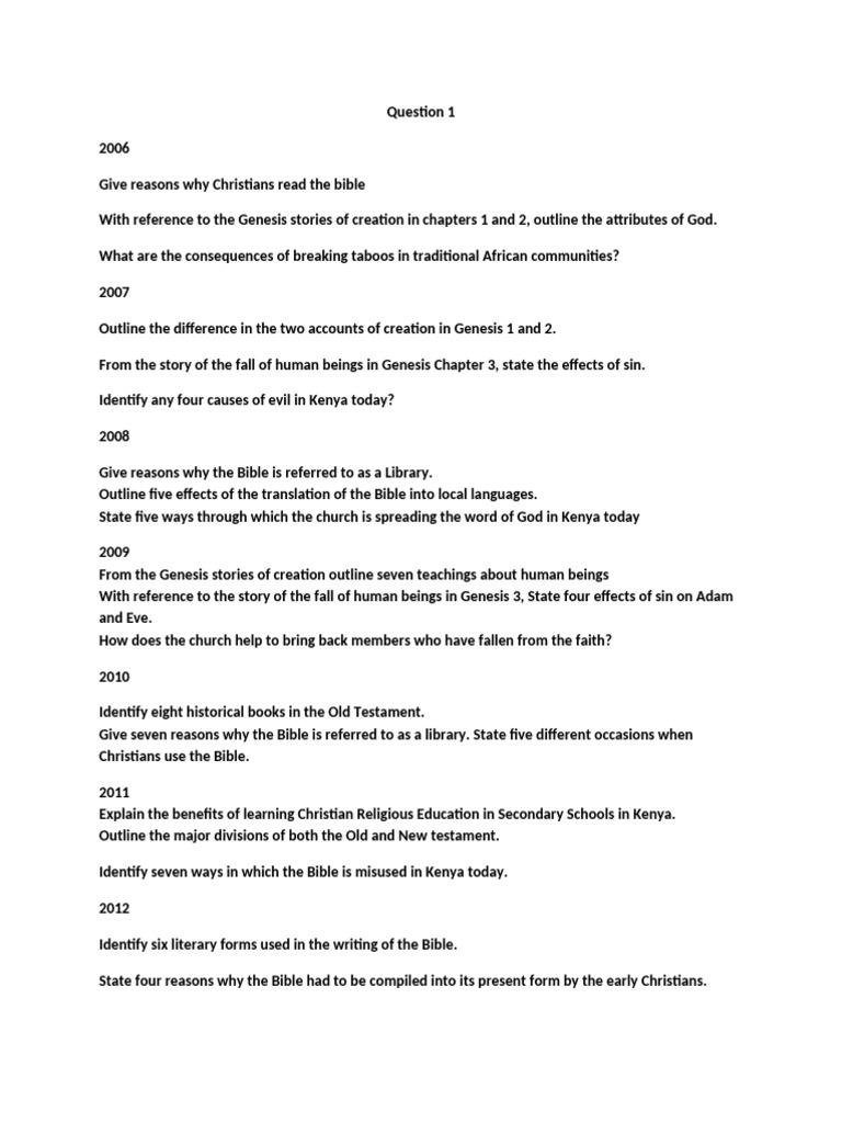 CRE pp1 | PDF | Book Of Exodus | Elijah