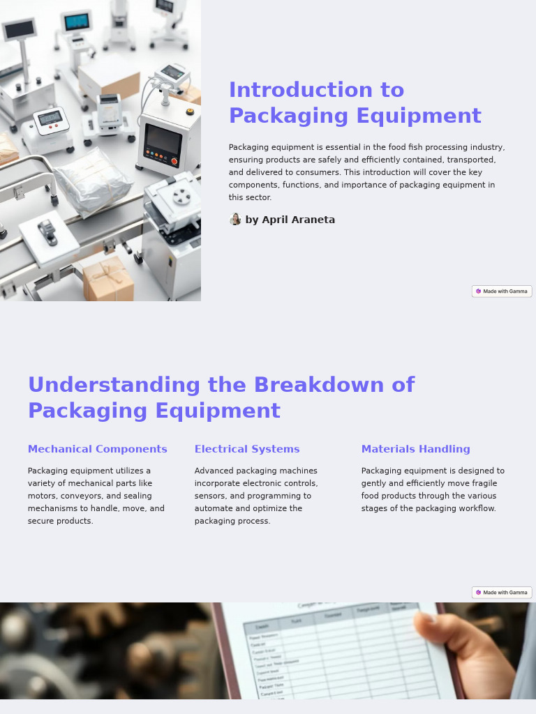 Introduction To Packaging Equipment | PDF | Packaging And Labeling