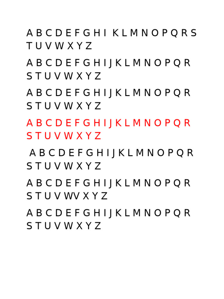 Alphabets | PDF