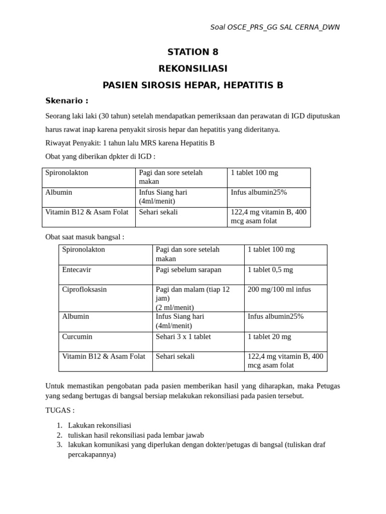 Sirosis Hepatic Hepatitis B | PDF