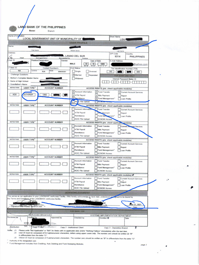 Weaccess Sample Filled For Editing | PDF