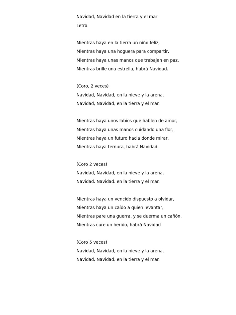 Navidad Navidad en La Tierra y El Mar Perales | PDF | Poesía
