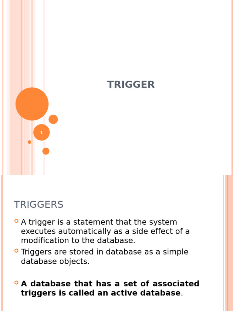 Triggers Pdf Software Engineering Data 