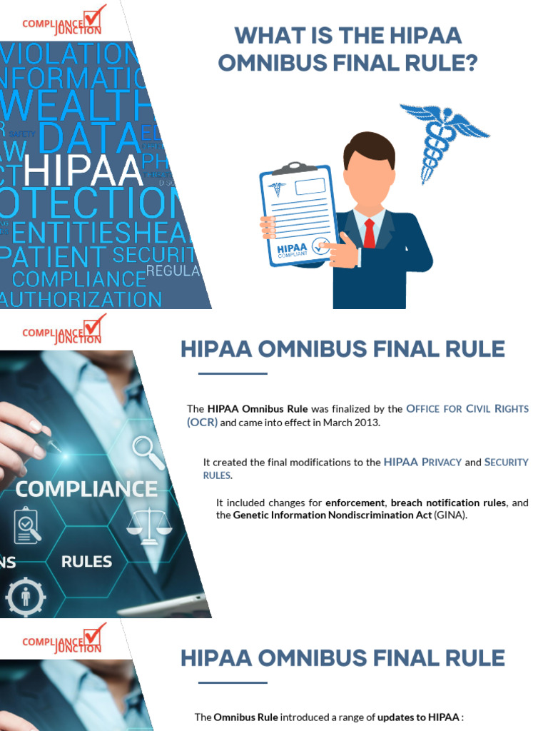 HIPAA Omnibus Rule | PDF
