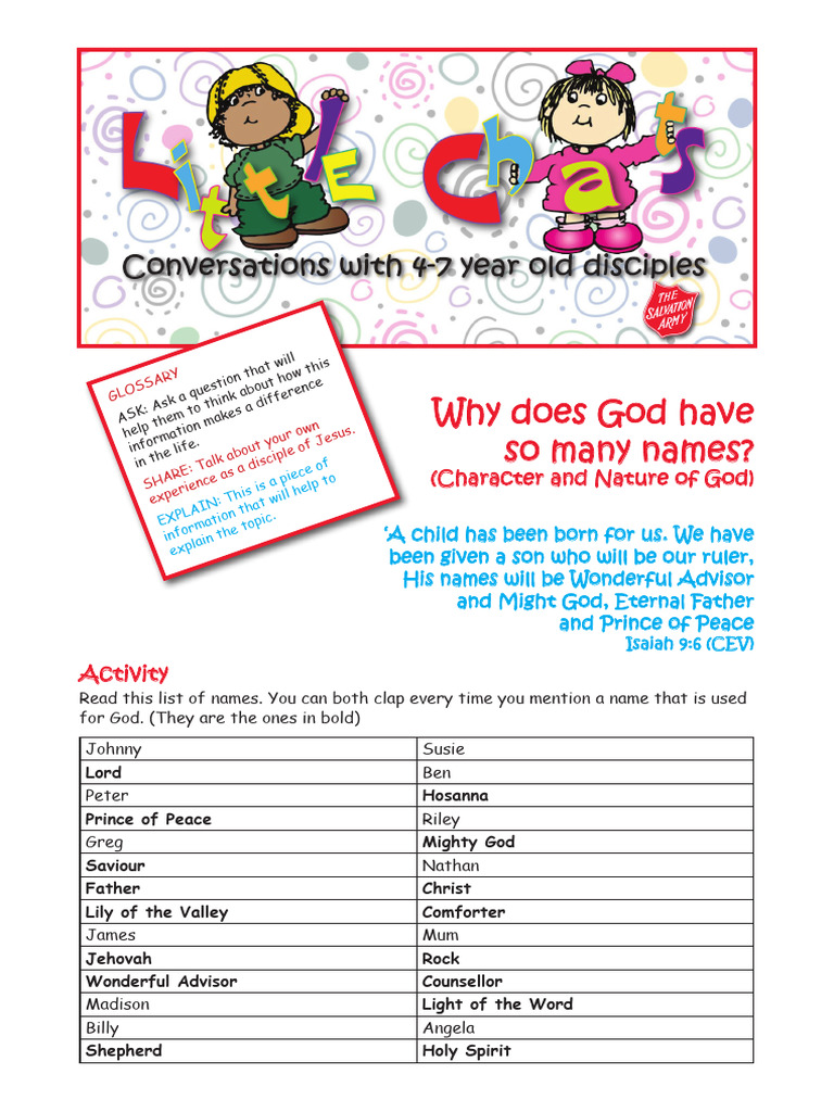 1648039565-Why Does God Have So Many Names - 8 | PDF | Names Of God | God