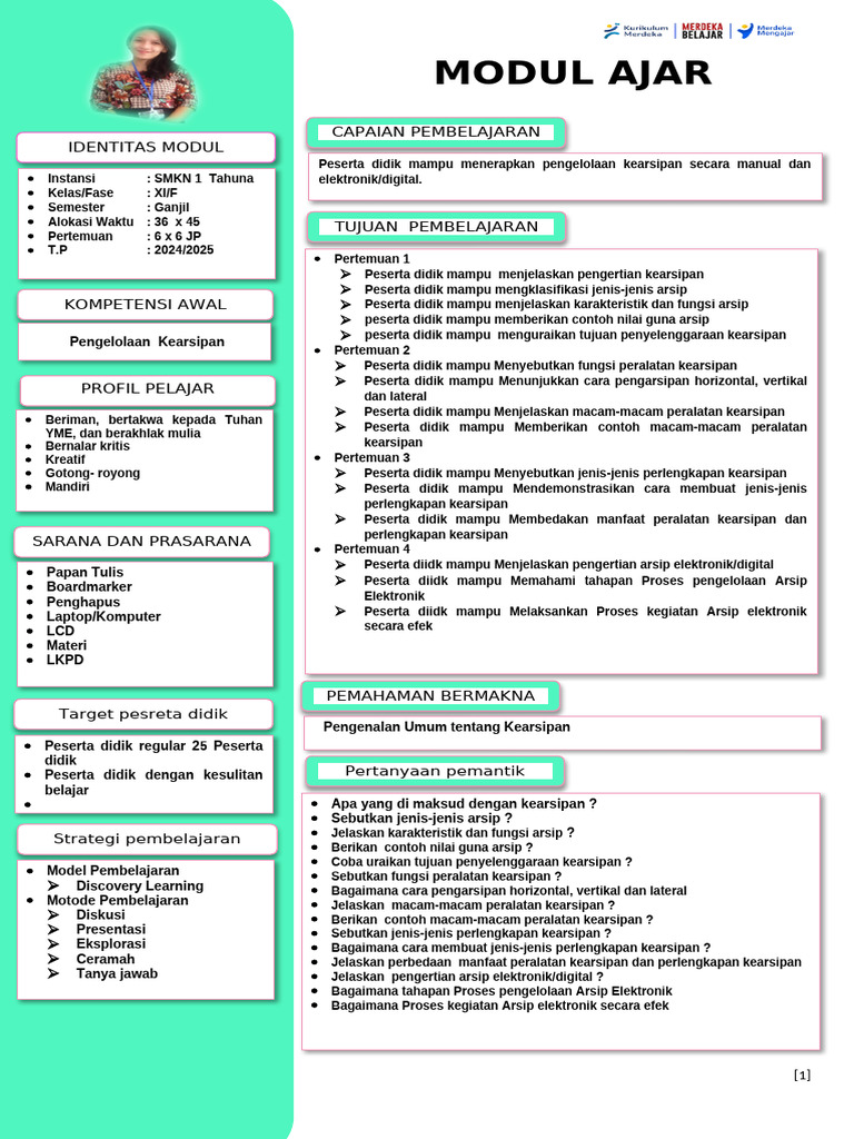 MODUL Elemen Pertama (Autosaved) (Autosaved) 1 | PDF | Karier & Perkembangan