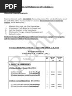 Balance Sheet of Companies Notes | PDF | Balance Sheet | Securities ...