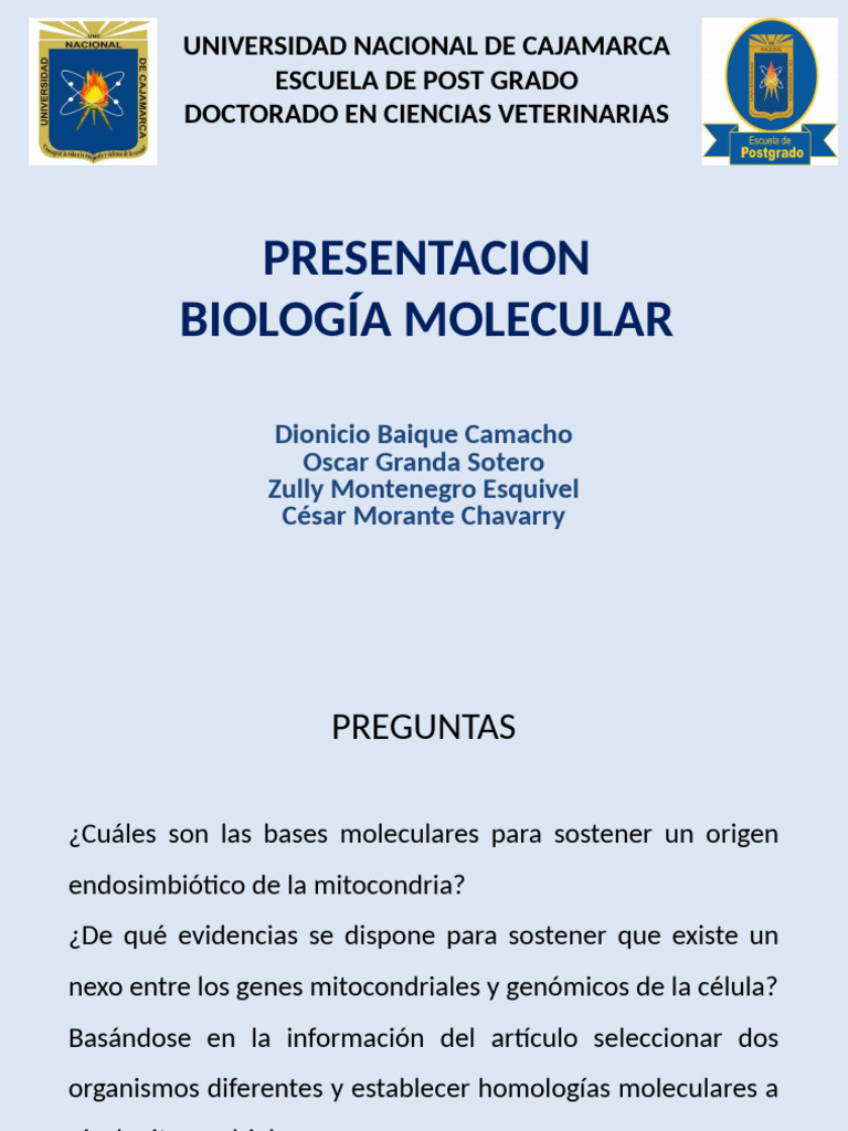 Nexo entre genoma nuclear y mitocondrial | PDF | Genoma | Adn