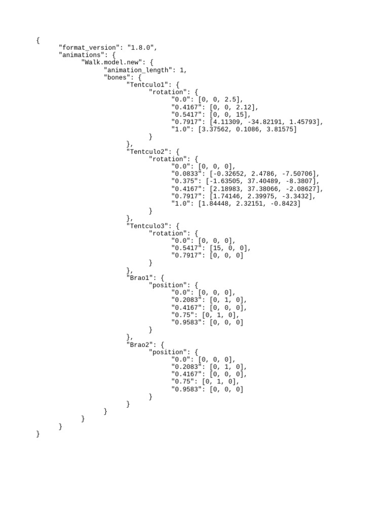 Mech Animation Json | PDF | Computers