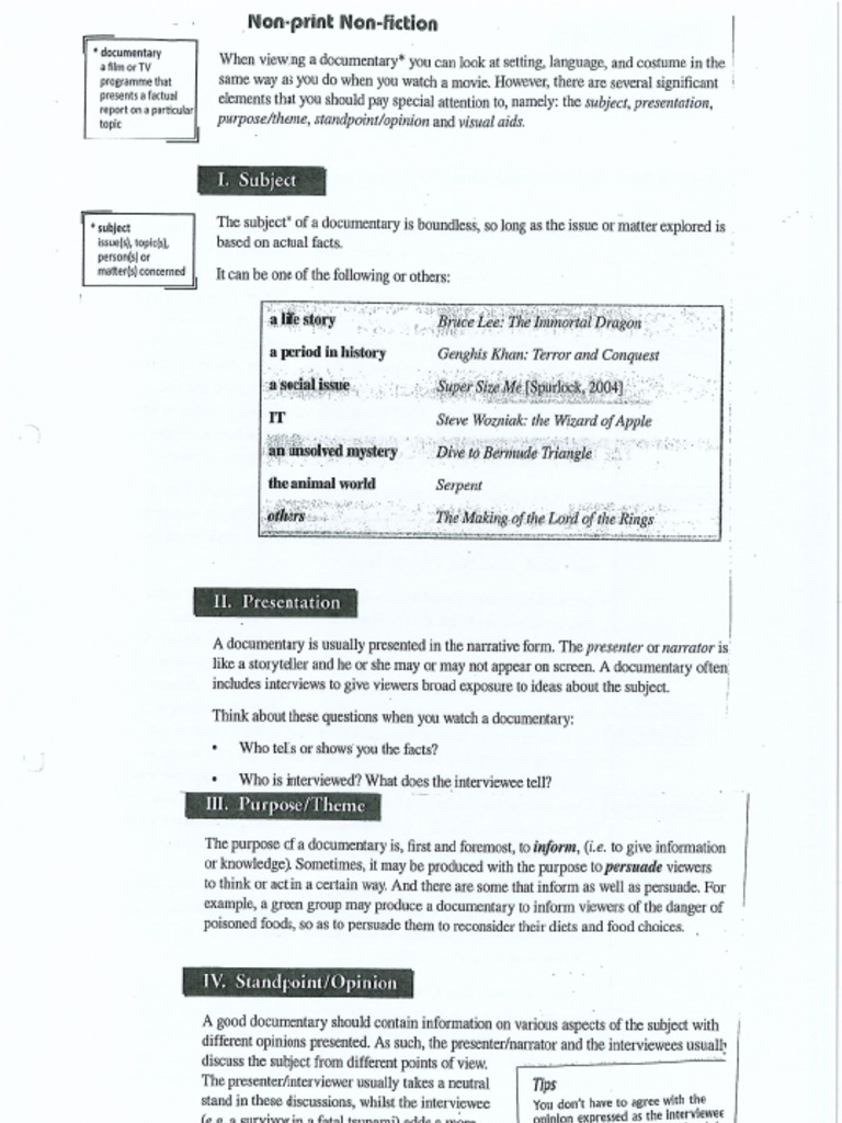 Non Print Non Fiction | PDF