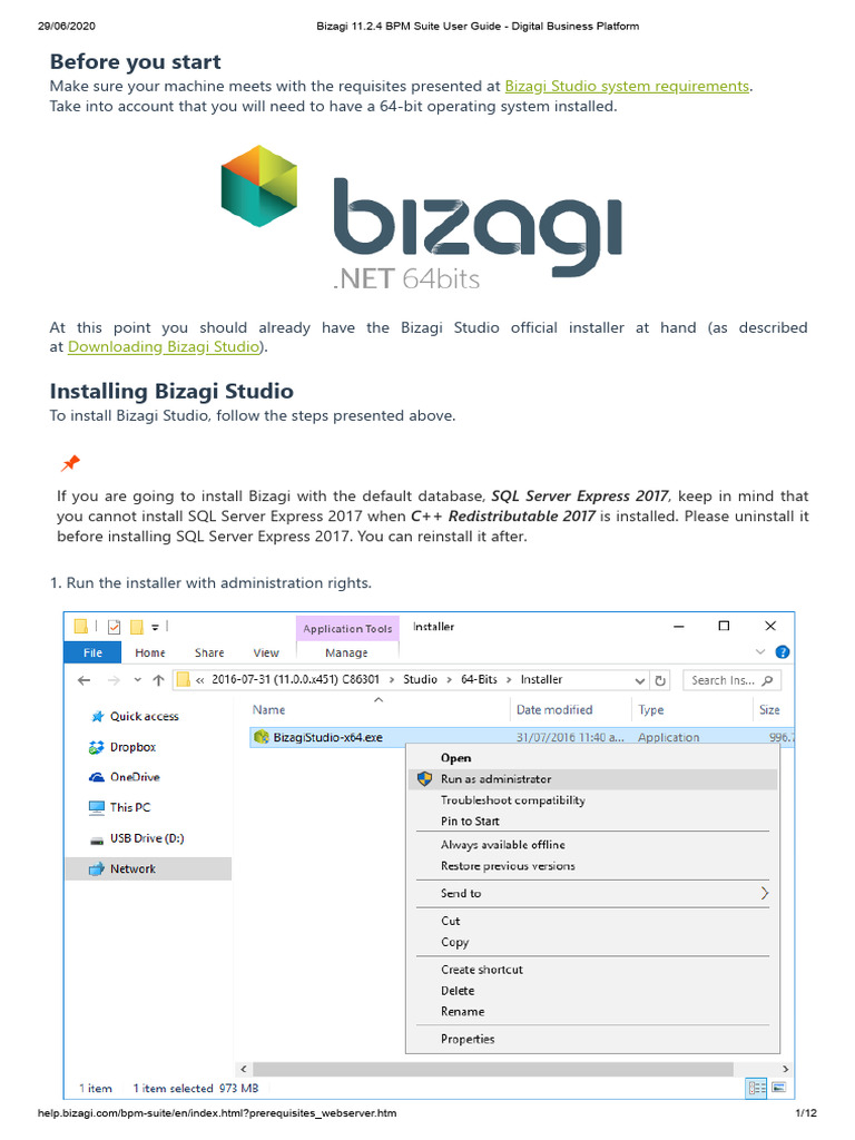 Bizagi 11.2.4 BPM Suite User Guide - Digital Business Platform | PDF ...