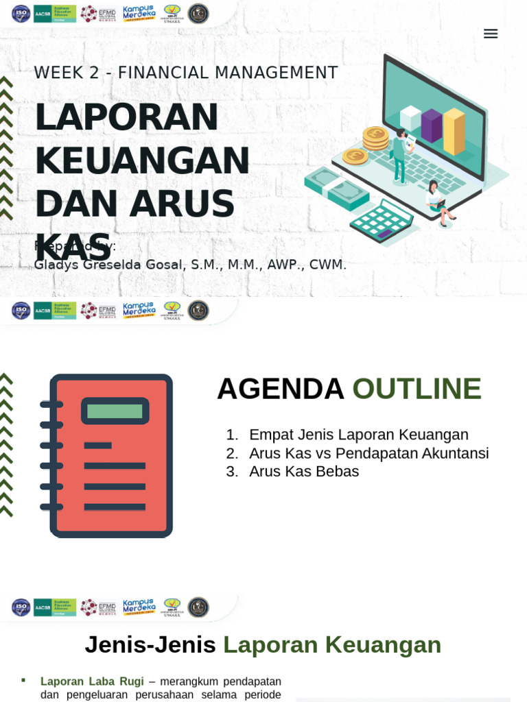 Week 2 - Laporan Keuangan & Arus Kas | PDF