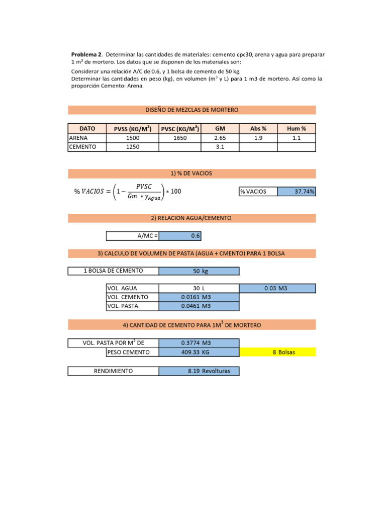 Ejer 21 | PDF | Materiales de construcción | Cemento