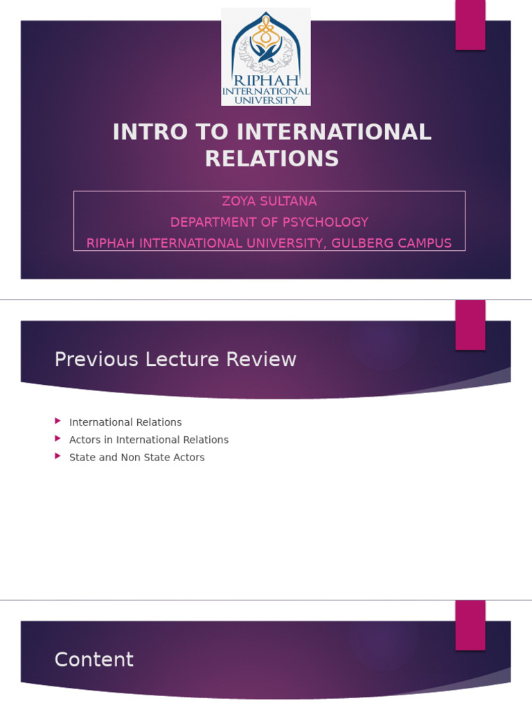 International Relations | PDF | Liberal Arts Education | Political Science