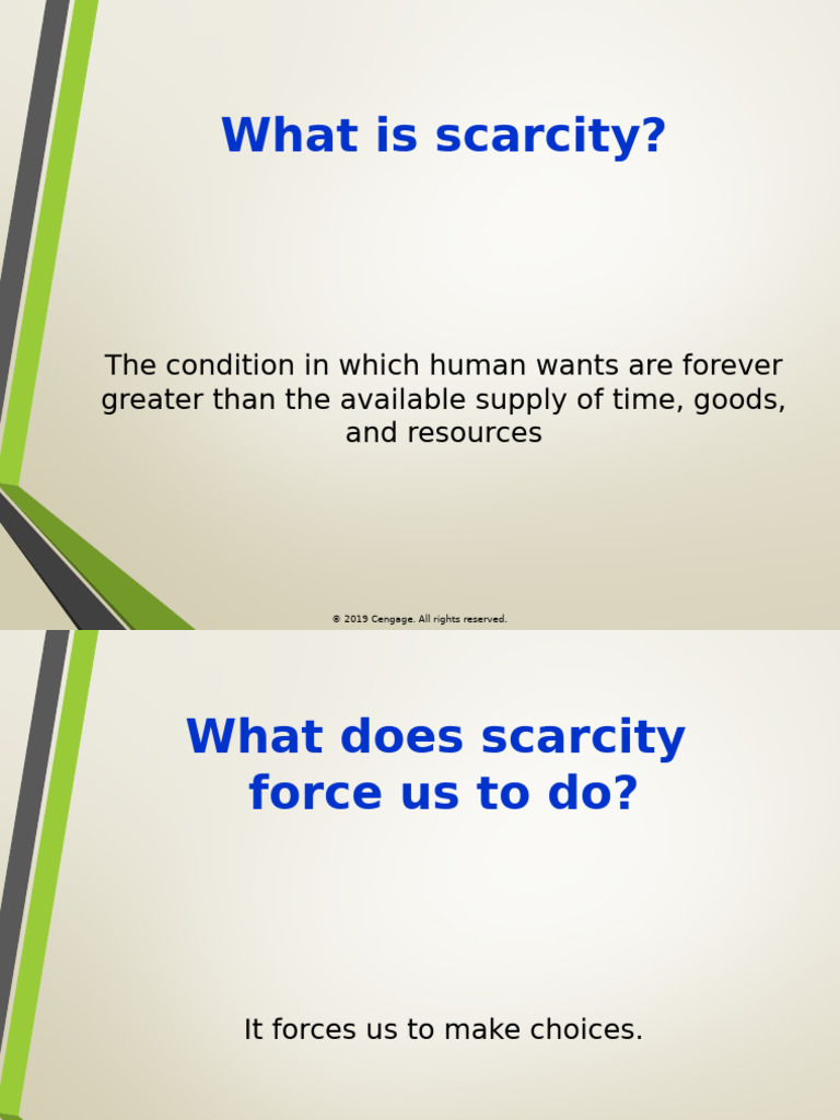 Understanding Scarcity and Choice in Economics | PDF | Economics ...