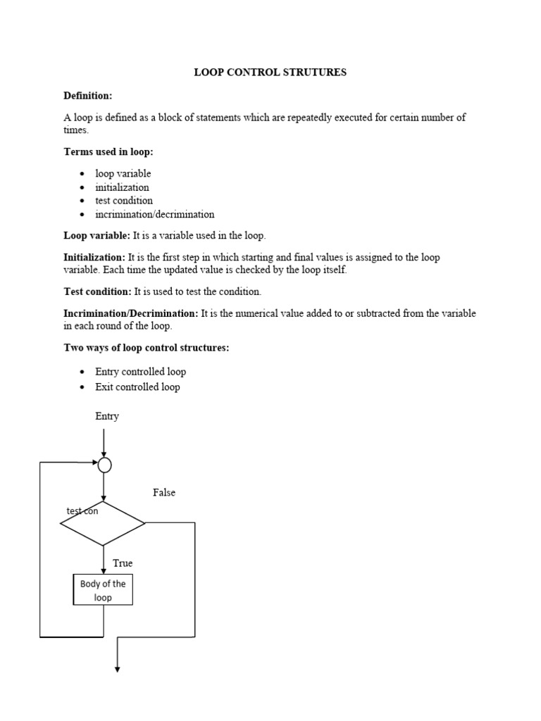 Loop Statement | PDF | Control Flow | Software Development Loop Statement | PDF | Control Flow | Software Development