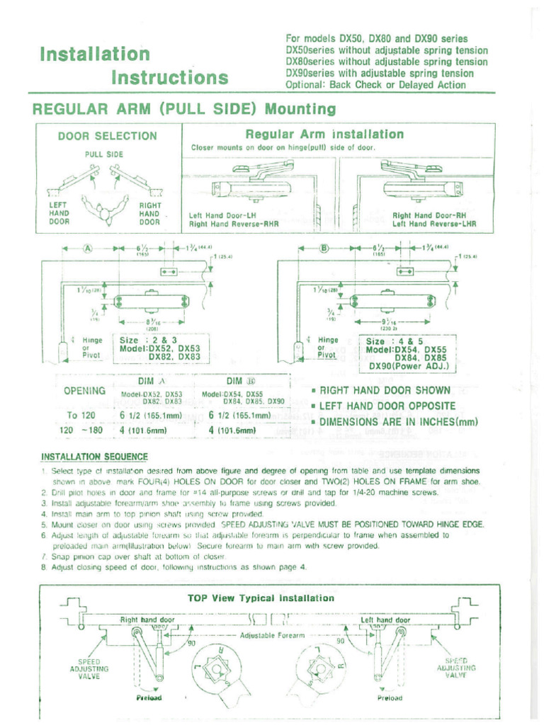 WireCrafters Hinge Door Closer Specs | PDF