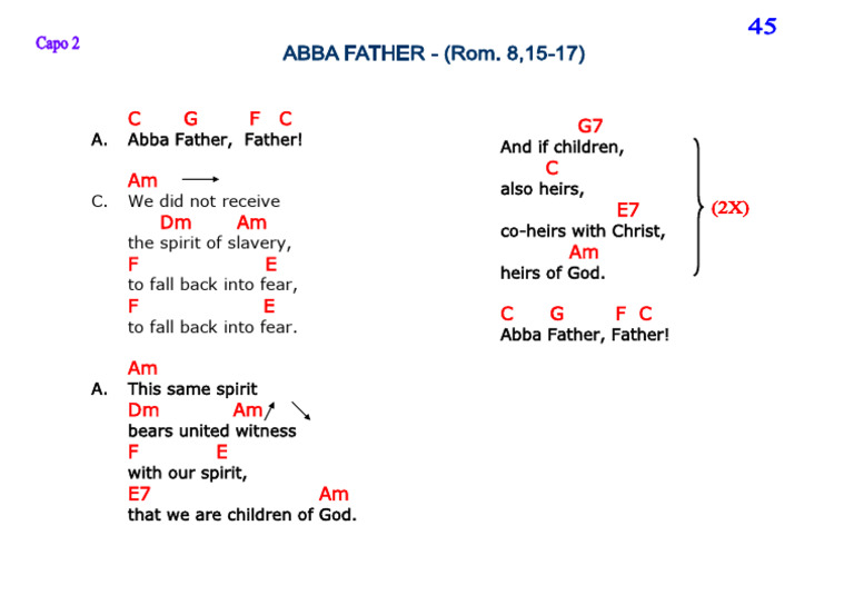 Abba Father p45 | PDF