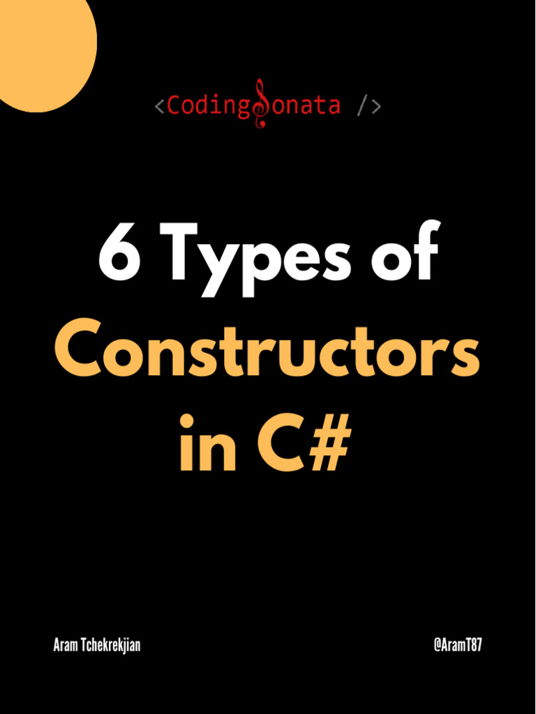 Constructors In C Pdf Constructor Object Oriented Programming Programming