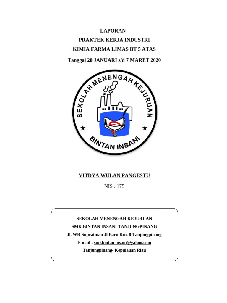 Laporan PKL Kimia Farma | PDF
