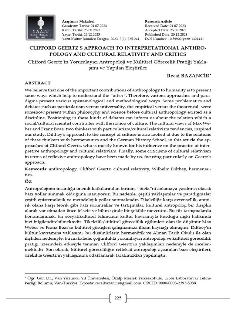 10 59902-Yazit 1321431-3238478 | PDF | Ethnography | Sociology