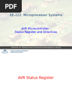 AVR SREG: Status Register Overview | PDF | Bit | Computer Architecture