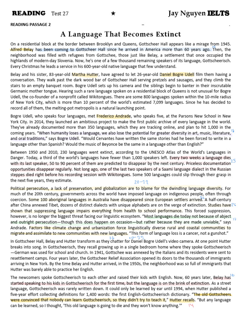 Extinction of Gottscheerisch Language | PDF | Human Communication ...