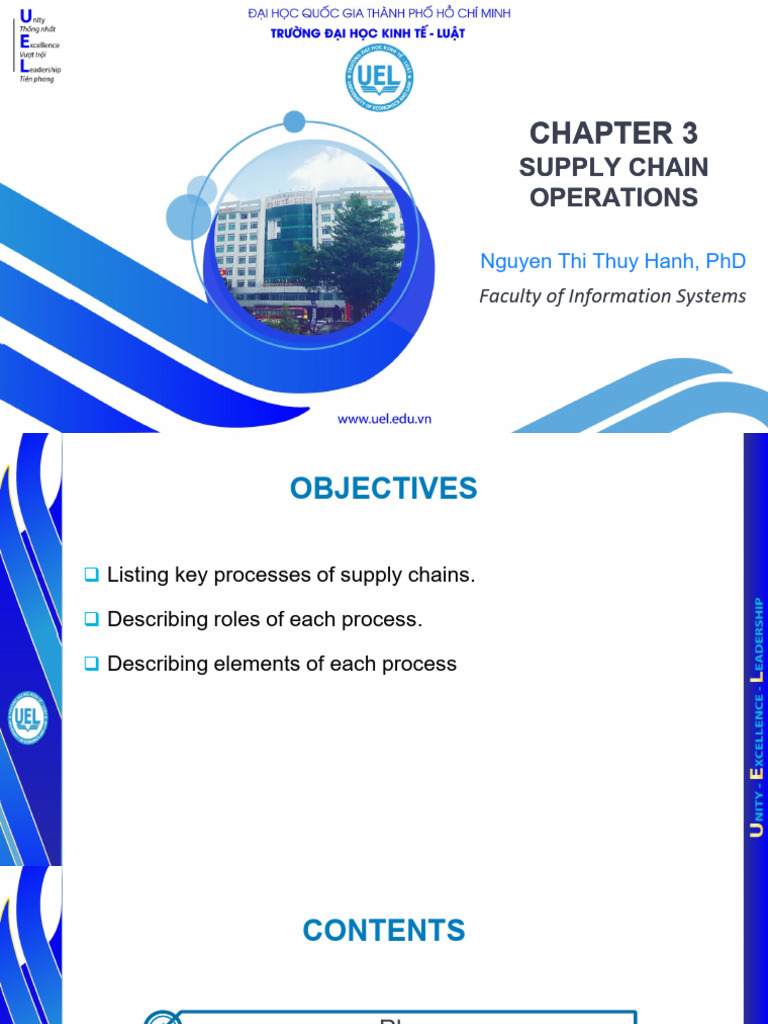 CHAPTER 3 Supply Chain Operations | PDF | Outsourcing | Supply Chain