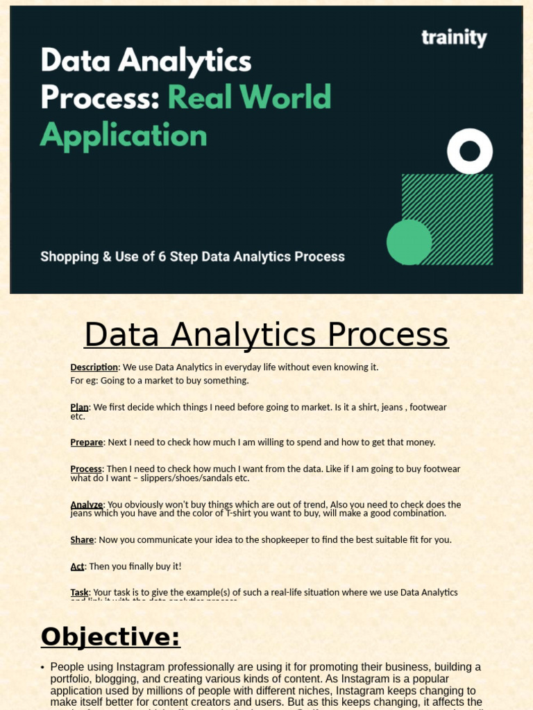 Data Analytics Process | PDF | Analytics | Data