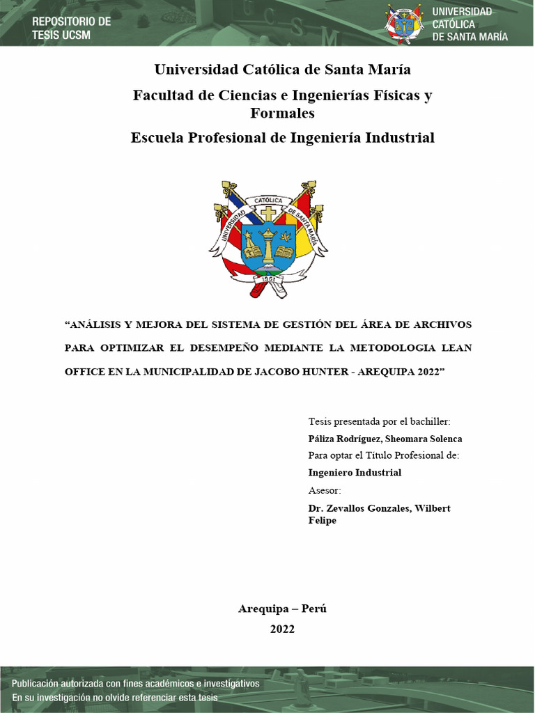 arequipa1 | PDF | Lean Manufacturing | Gestión de registros