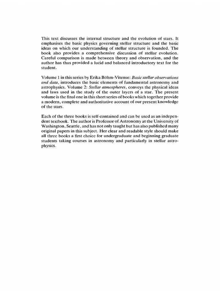 Introduction To Stellar Astrophysics V3 | PDF | Stars | Apparent Magnitude