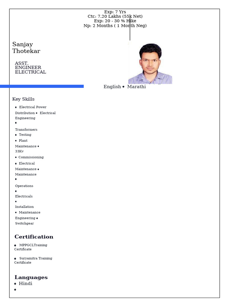 Sanjay Thotekar | PDF