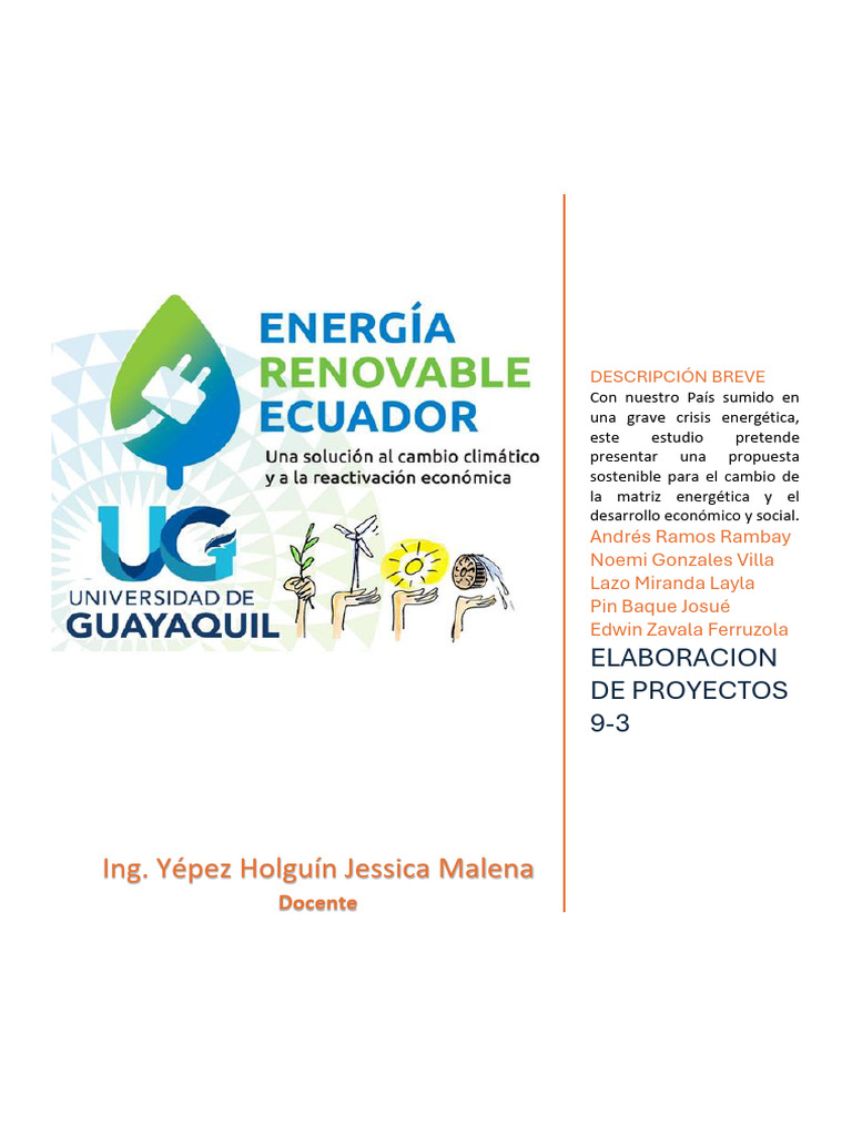 Andrés Ramos - Noemi Gonzales - Lazo Layla - Pin Baque Josué - Edwin ...