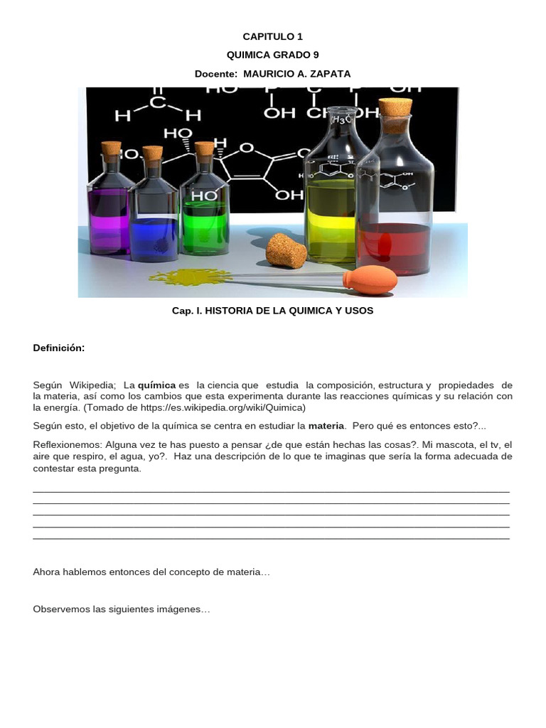 Libro de Quimica CAP 1 Y 2 | PDF | Tabla periódica | Alquimia