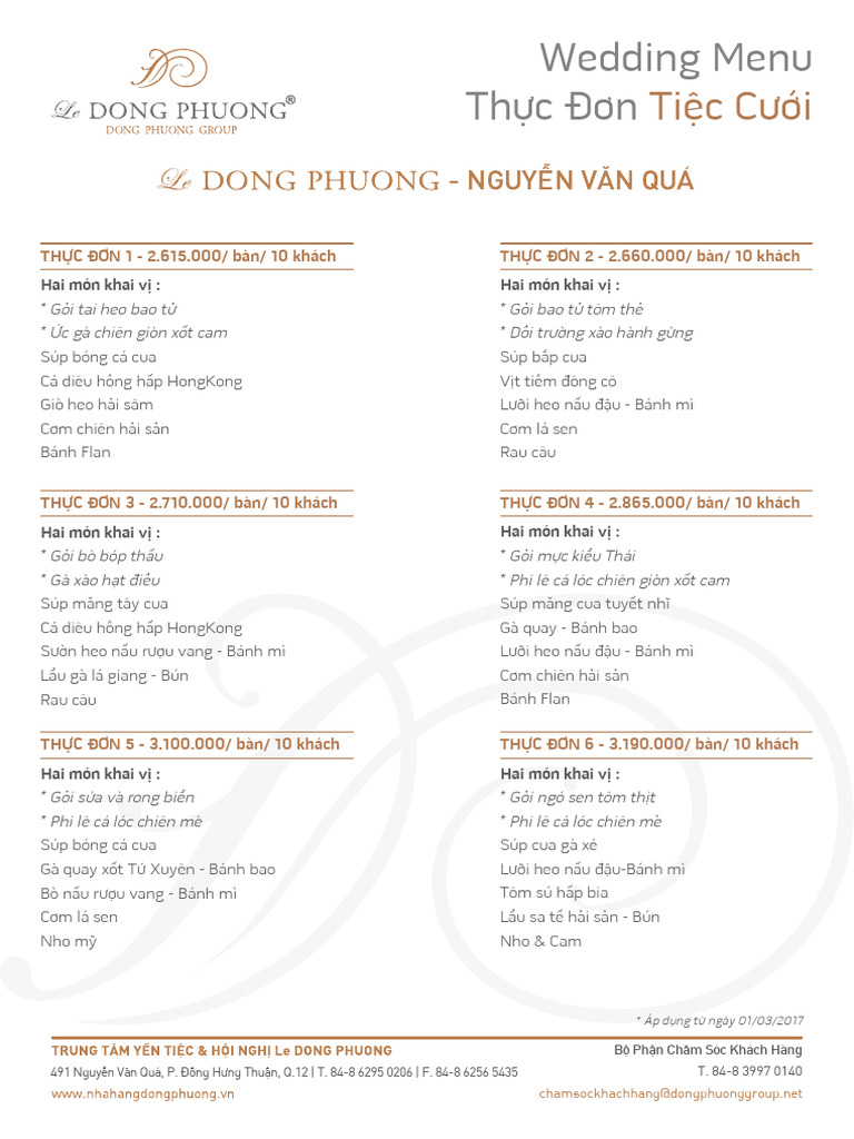 Menu DP4-2018 | PDF