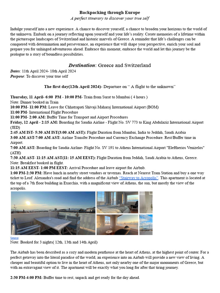 Backpacking through Europe_ A perfect Itinerary to discover your true ...