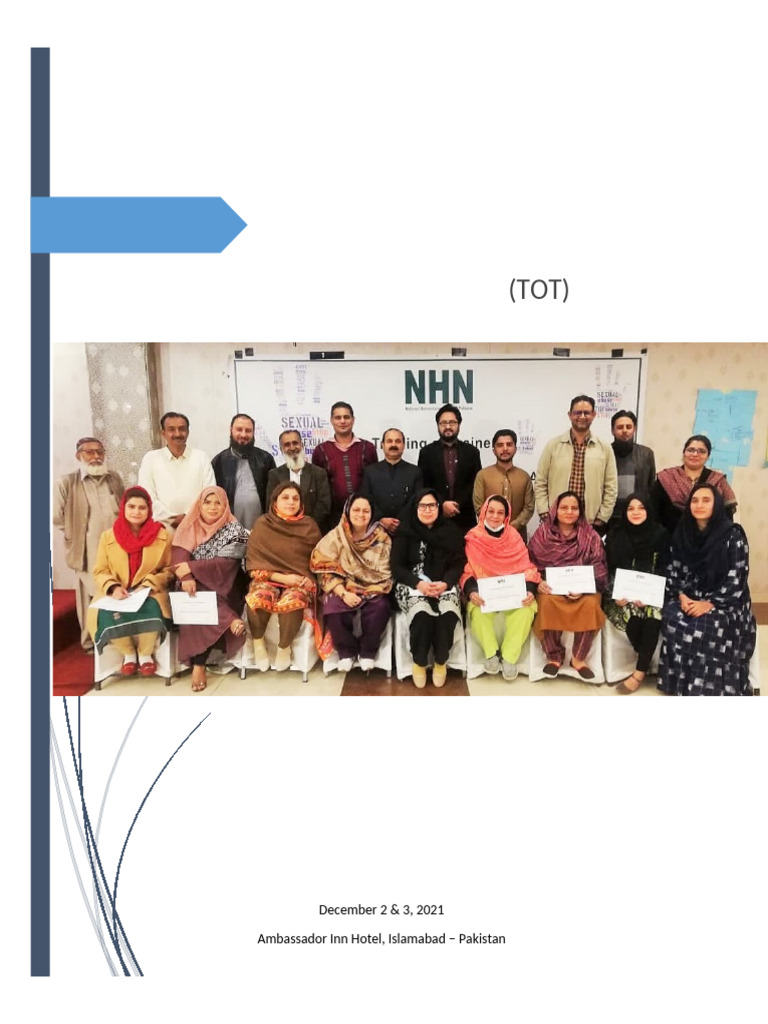 NHN Capacity Building Anne 7 PSEA TOT Report | PDF | Sexual Harassment | Humanitarian Crisis