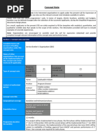 UNICEF Concept Note Template With Guideline | PDF | Performance ...