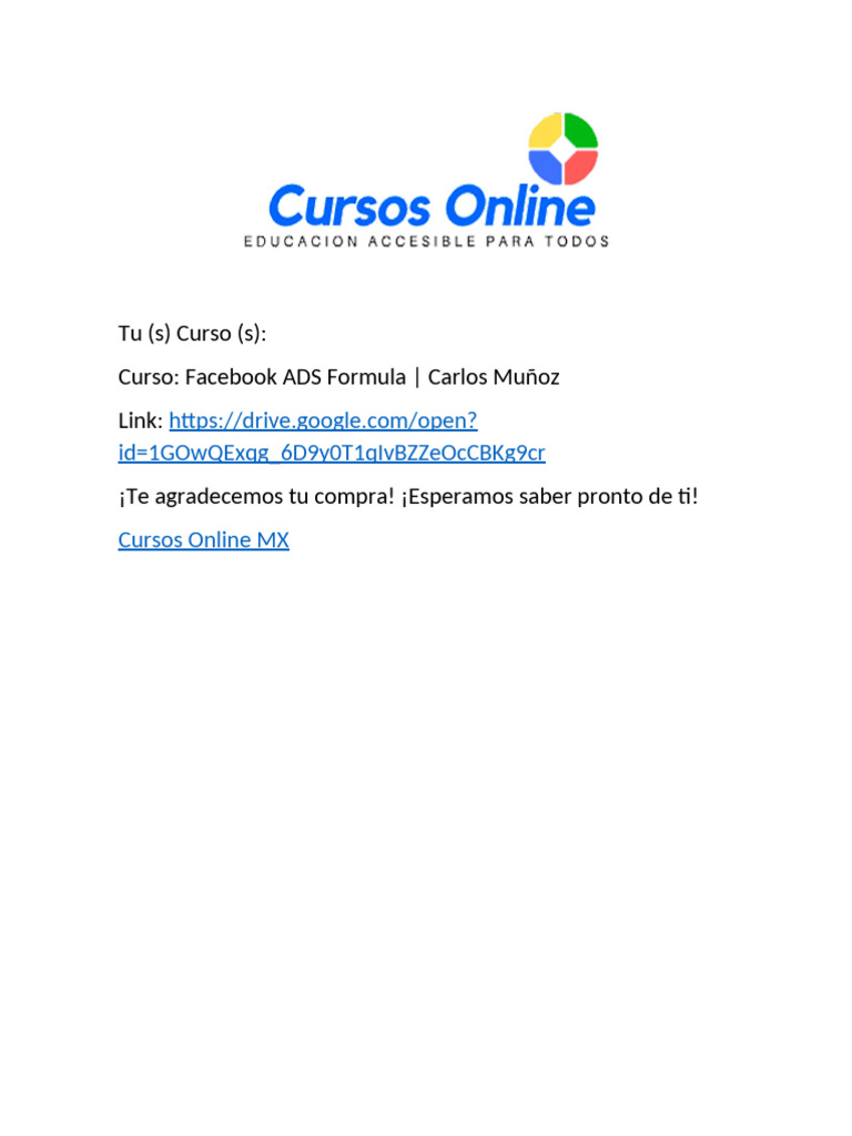 Facebook Ads For A Corn Production Company - Armando Flores | PDF