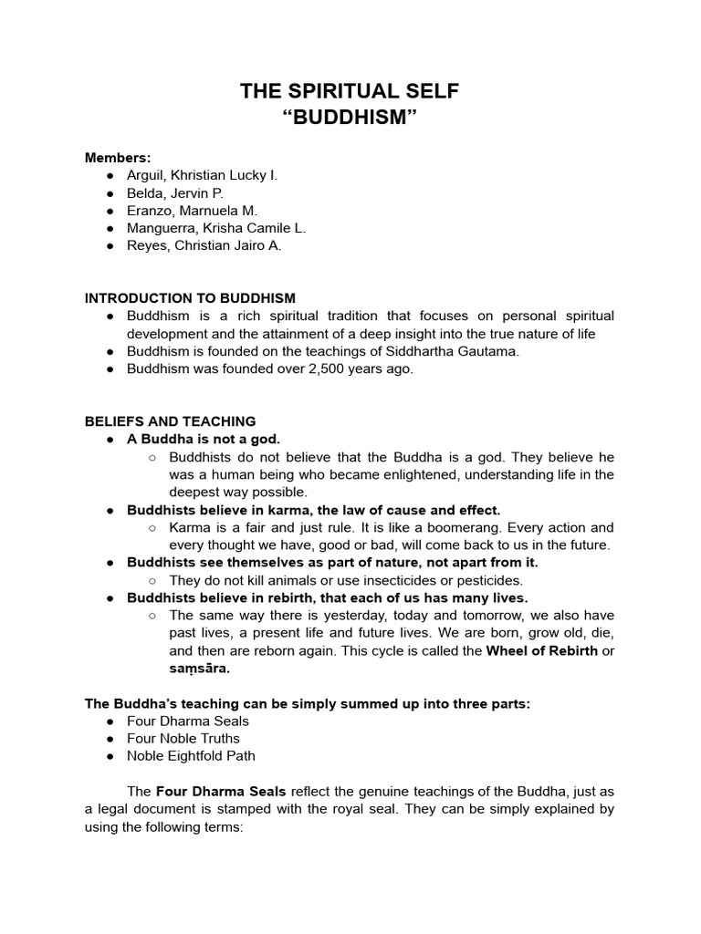 BUDDHISM Extensive Report | PDF | Noble Eightfold Path | Mahayana