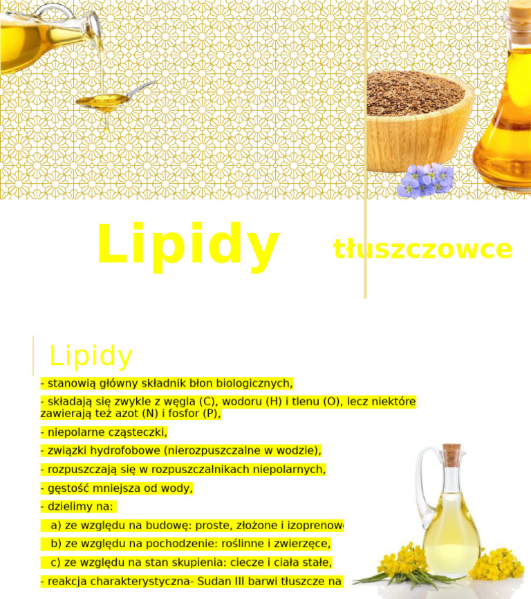 Lipidy | PDF