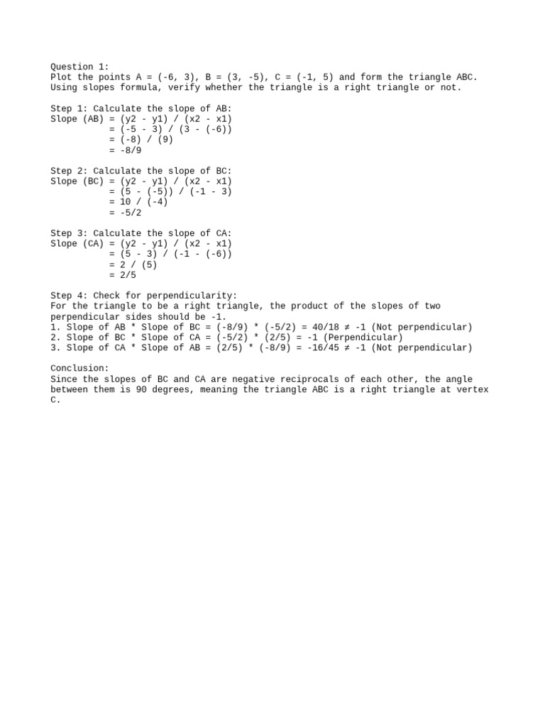 Solution Question 1 | PDF