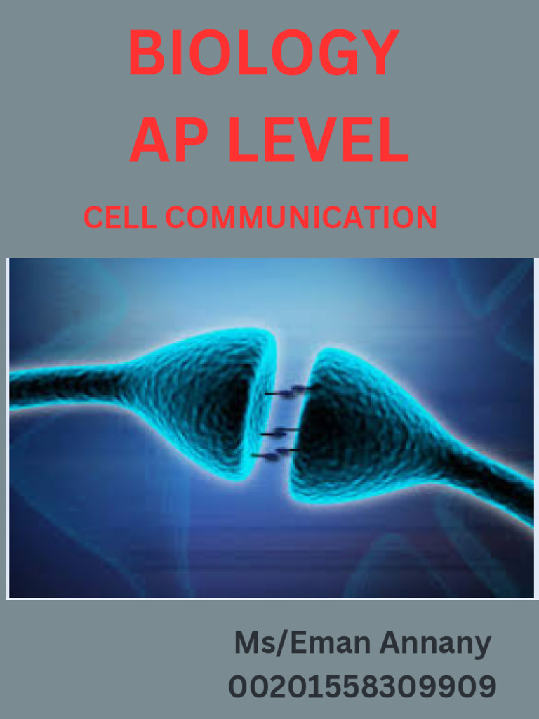 AP Cell Communication 2023 PDF | PDF