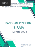 Panduan Pengisian Siraja Versi 2024 | PDF