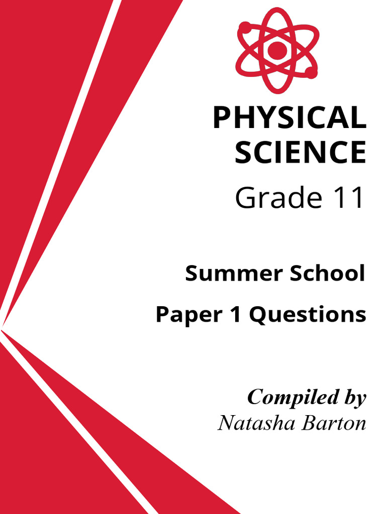 Gr11 SS PhysSci Paper1 Questions | PDF | Force | Mass