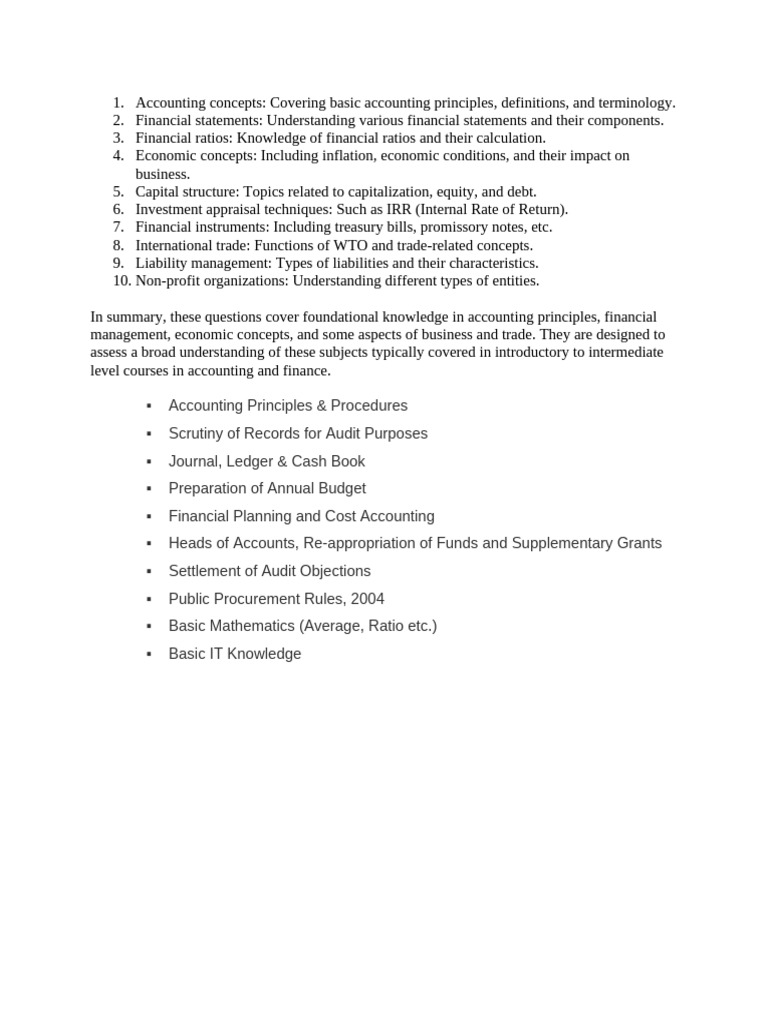 Accountant Past Paper | PDF | Debt | Equity (Finance)