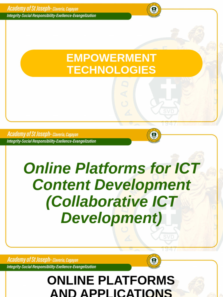 Online Platforms for ICT Development | PDF | World Wide Web | Internet ...