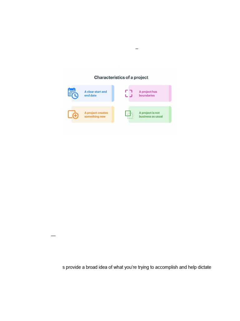 What Is Project and Its Characteristics | PDF | Goal | Project Management