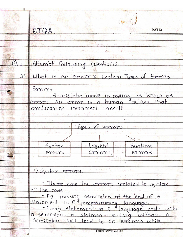 Stqa Assignment | PDF