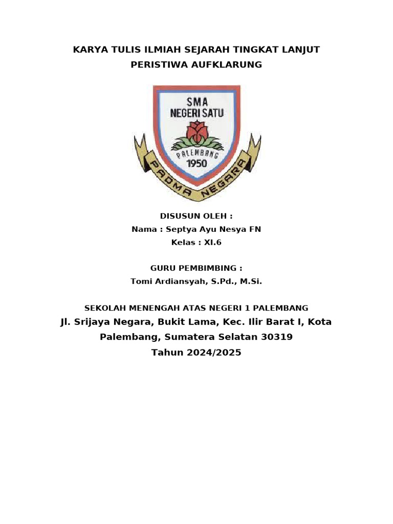 Kit Aufklarung | PDF